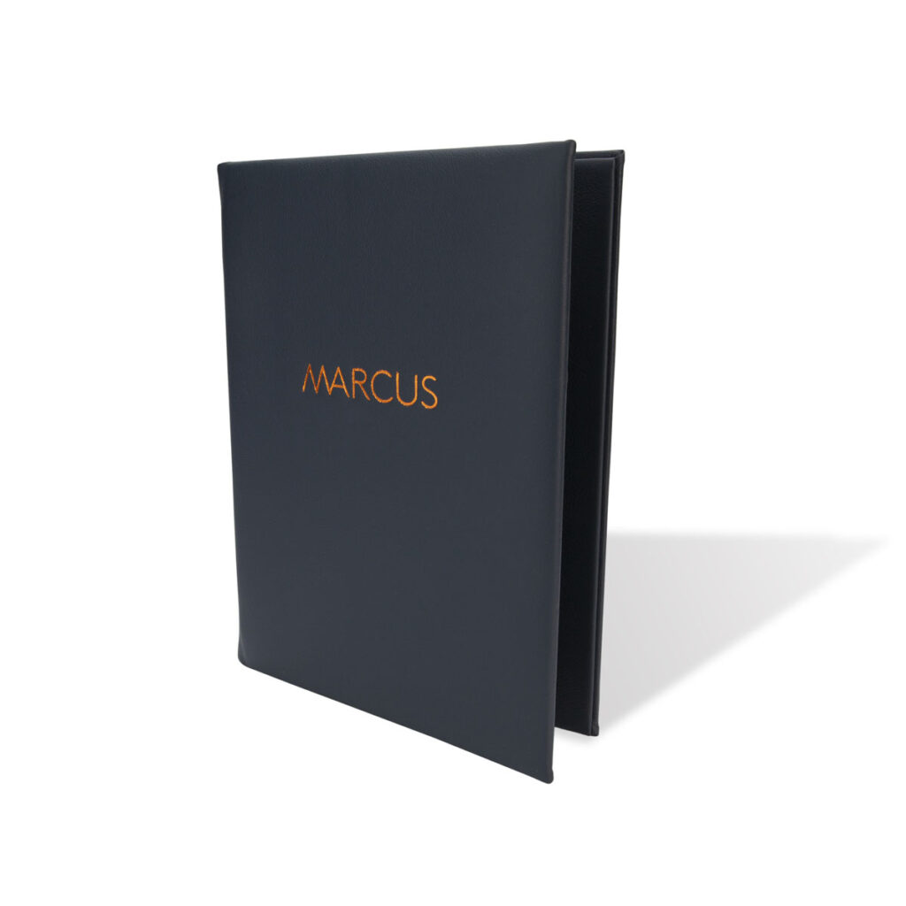 1019 A5 Menu Cover - Tudor Jones & Co