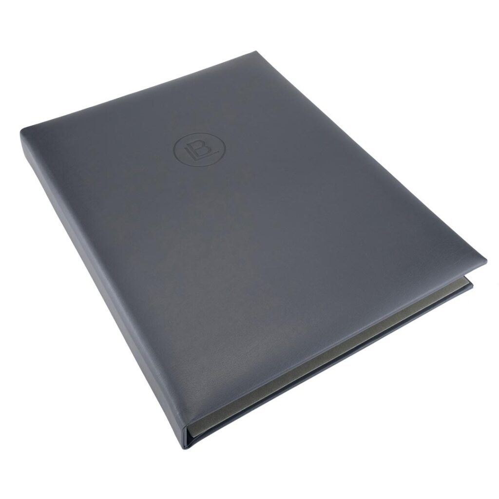 1029 A4 Menu Cover - Tudor Jones & Co